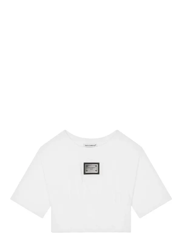 Dolce & Gabbana Logo Plate T-shirt - White