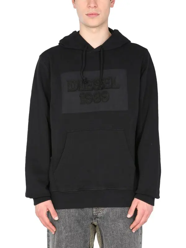 DIESEL® Hooded Sweatshirt - Black