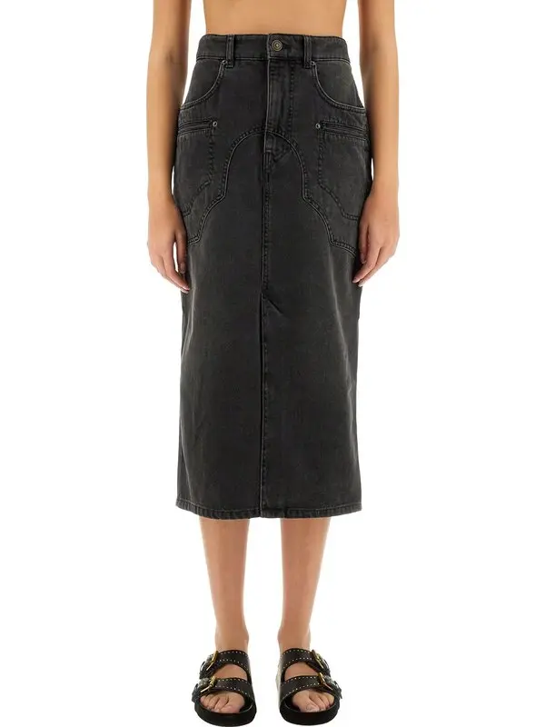 Isabel Marant Britt Skirt - Black