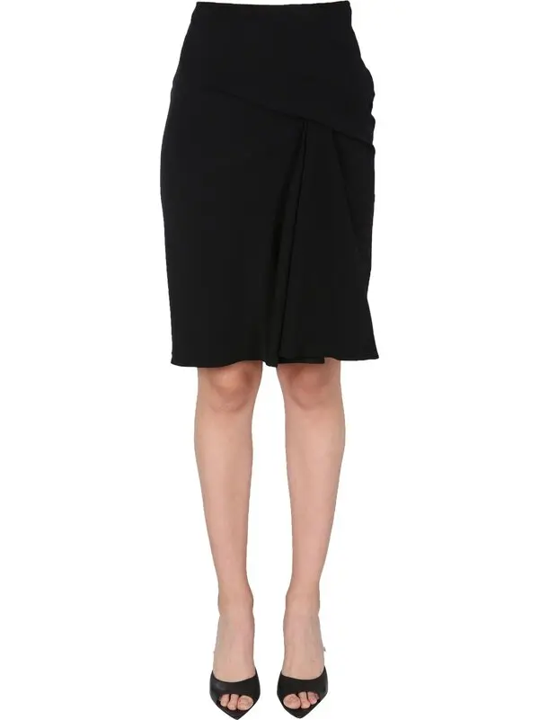 Versace Midi Skirt - Black