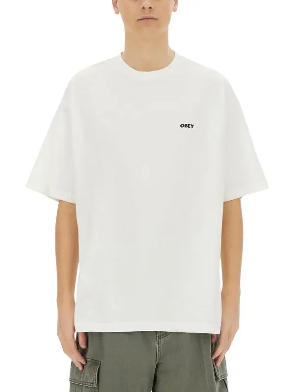 Obey Icon Face" T-shirt - White