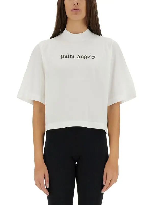 Palm Angels T-shirt With Logo - White