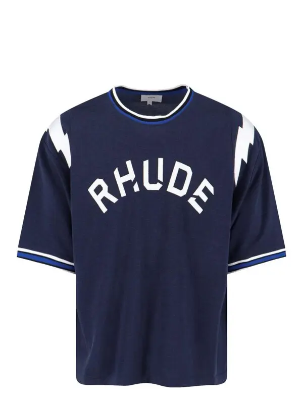 Rhude Ranger Lightning Bolt' T-shirt - Blue