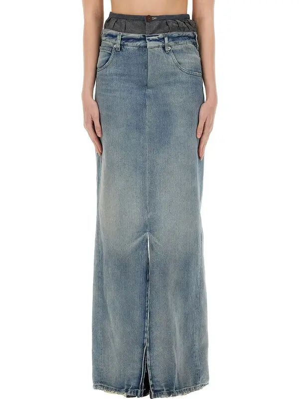 MAISON MARGIELA Anonymity Of The Lining Skirt - Denim