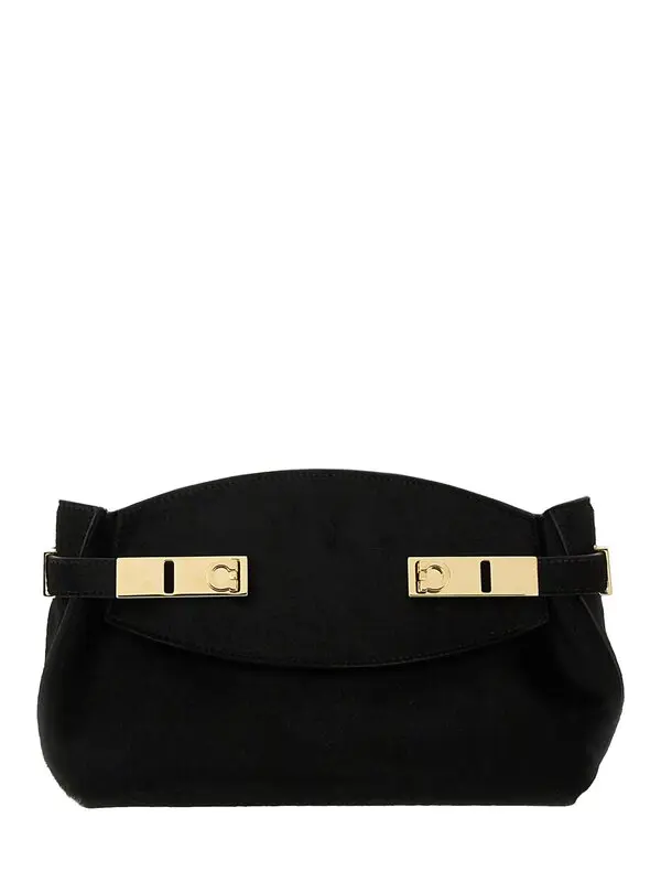 FERRAGAMO Hug Soft Bag - Black