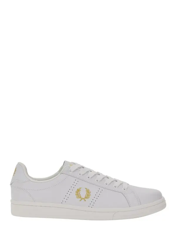 Fred Perry Logo Sneakers - White
