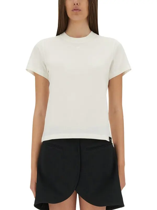 COURREGES Courrèges Tiny Fit T-shirt - White