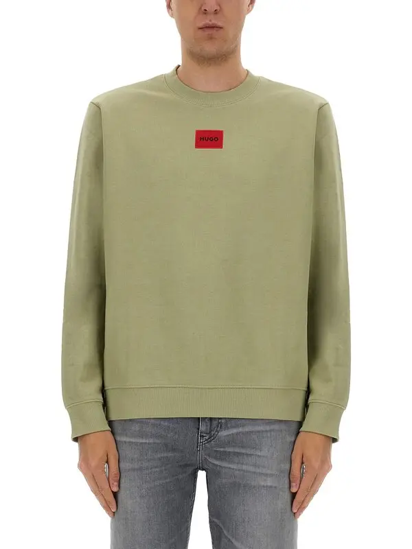 Hugo Boss Sweatshirt With Logo - Green