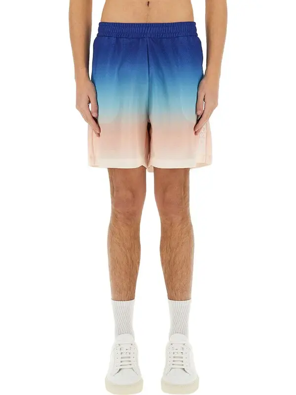 Casablanca Gradient Football Shorts - Multicolour
