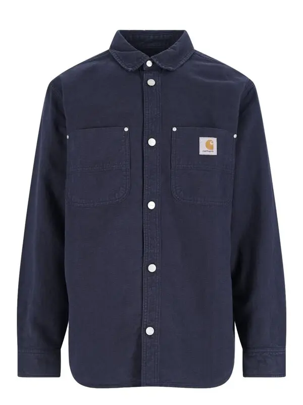 Carhartt Work In Progress Walter' Shirt - Blue
