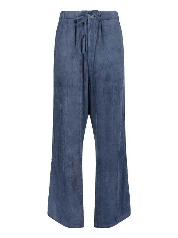 MYTHINKS Ribbed Pants - Blue