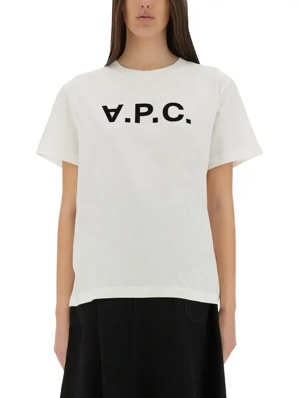 A.p.c. Logo T-shirt - White