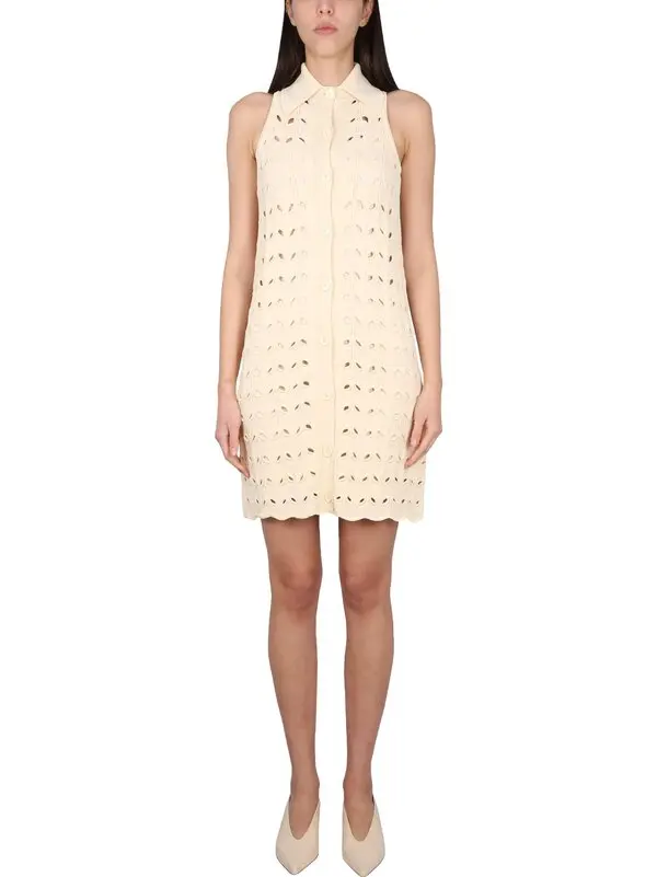Max Mara Rivle Dress - White