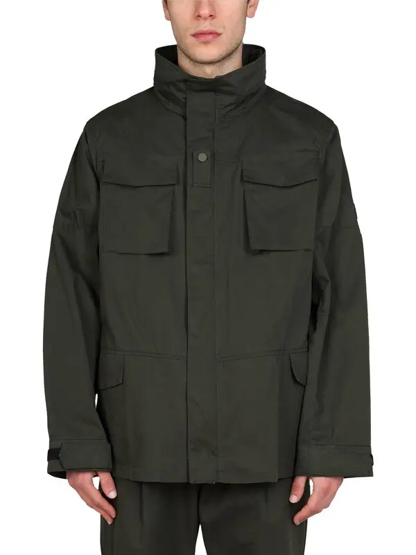 LARDINI BY YOSUKE AIZAWA Double Fabric Jacket - Military Green