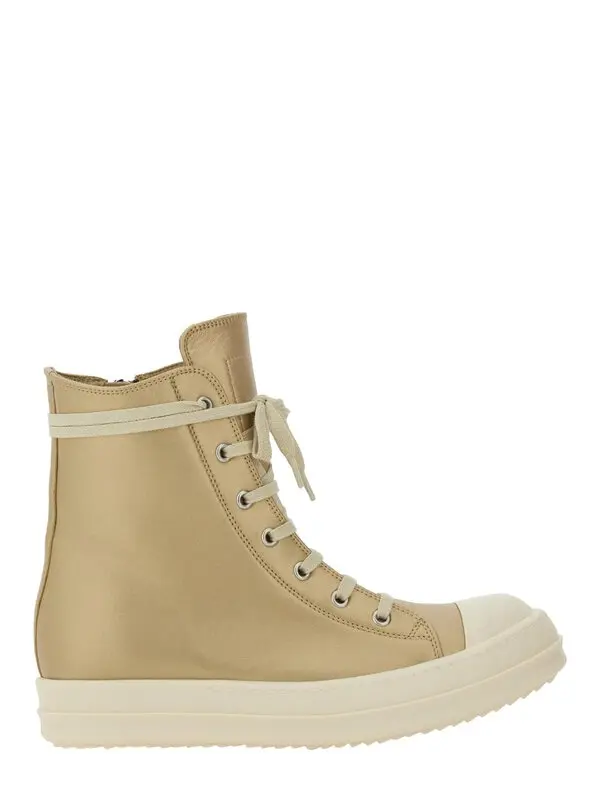Rick Owens High-top Sneakers - Gold