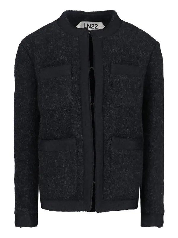 LN22 Wool Blend Jacket - Black
