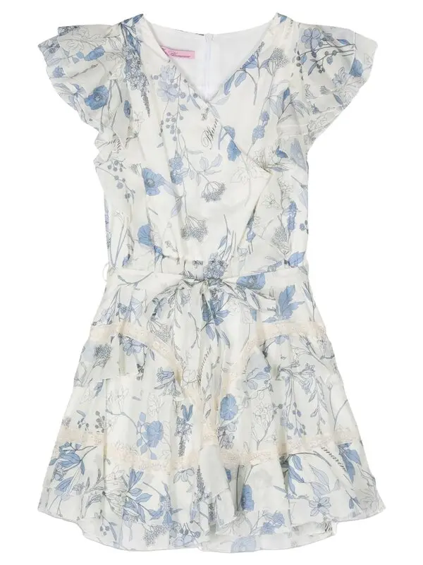 Blumarine Floral Print Dress - Multicolour