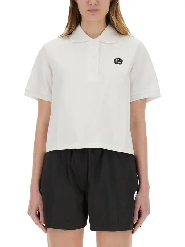 Kenzo Polo Shirt Boke Flower 2.0 - White