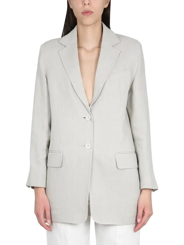 Max Mara Cotton Crêpe Jacket - Beige