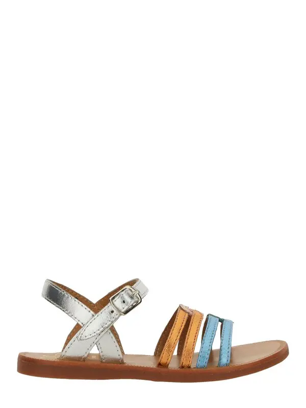 POM D'API Leather Sandals - Multicolour