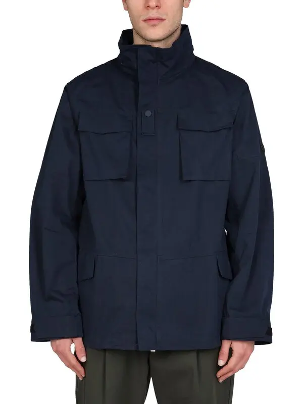 LARDINI BY YOSUKE AIZAWA Double Fabric Jacket - Blue