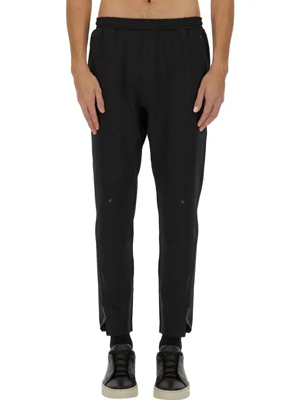 Hugo Boss Tapered Technical Fabric Trousers - Black