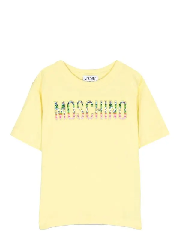 Moschino Logo T-shirt - Yellow