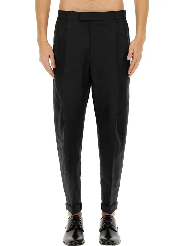 Dolce & Gabbana Canvas Trousers - Black