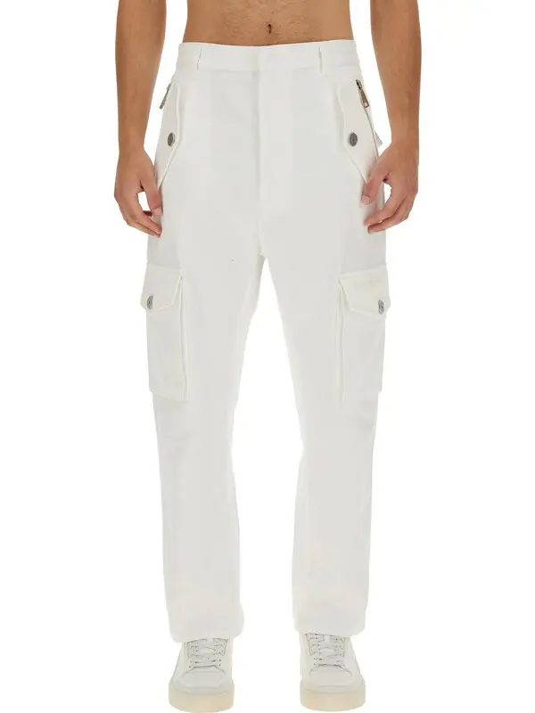 Balmain Cargo Pants - White
