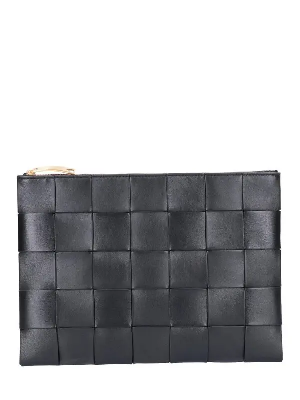Bottega Veneta Intrecciato Pochette - Black