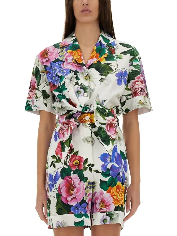 Dolce & Gabbana Floral Print Shirt - Multicolour
