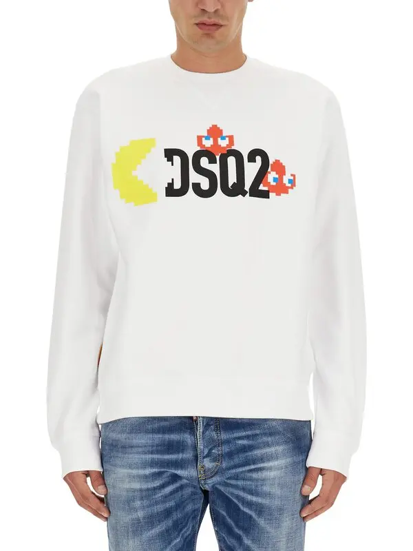 Dsquared2 X Pac-man Sweatshirt - White