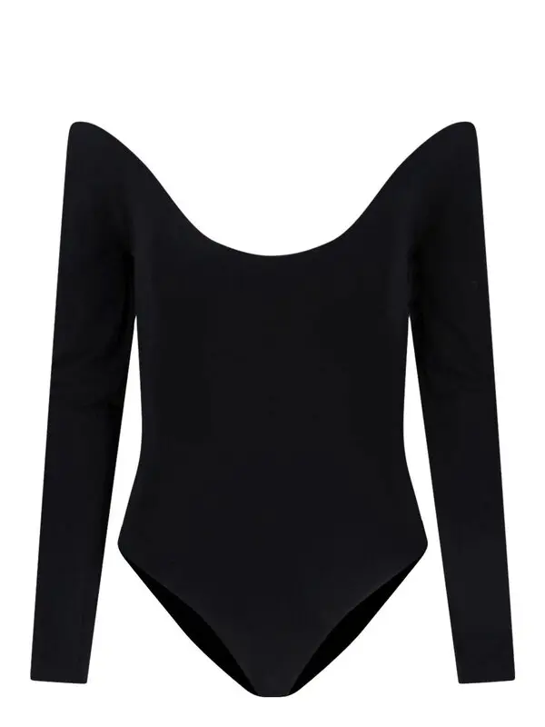 Alaïa Viscose Bodysuit - Black
