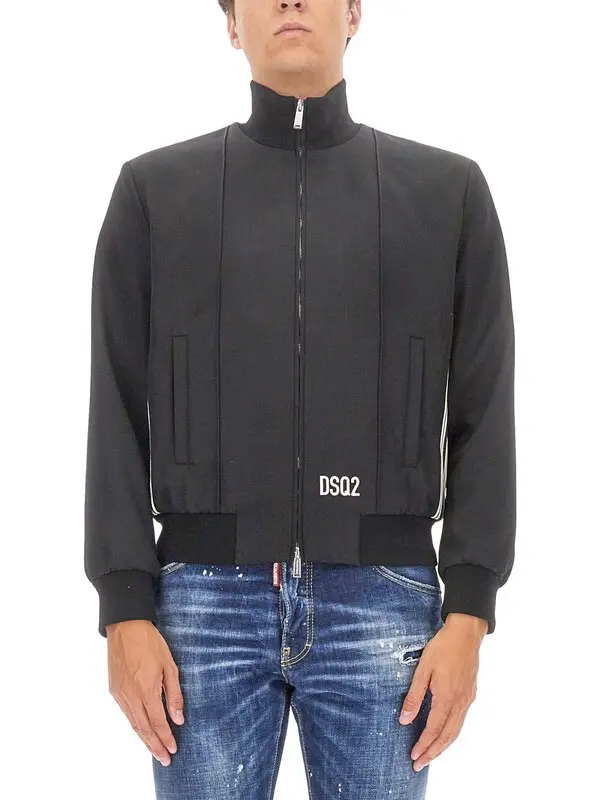 Dsquared2 Bomber Jacket - Black
