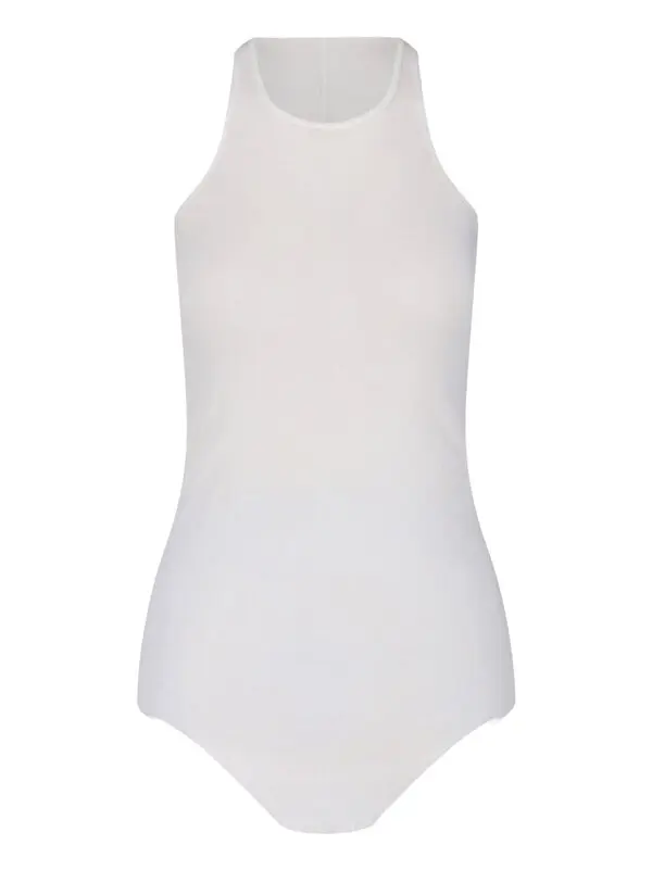 Rick Owens Semi-transparent Tank Top - White