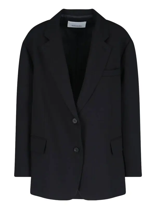 THE FRANKIE SHOP Bea Single-breasted Blazer - Black