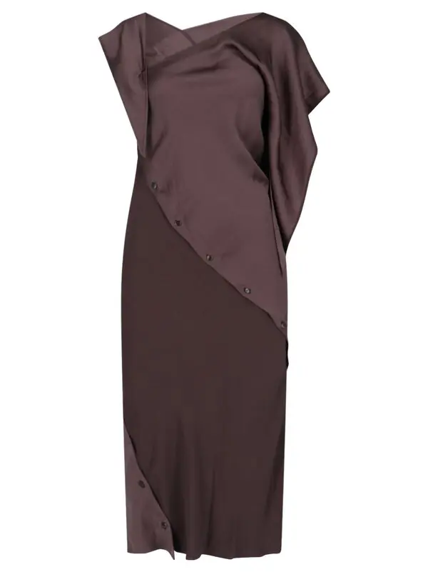 SETCHU Origami Maxi Dress - Brown