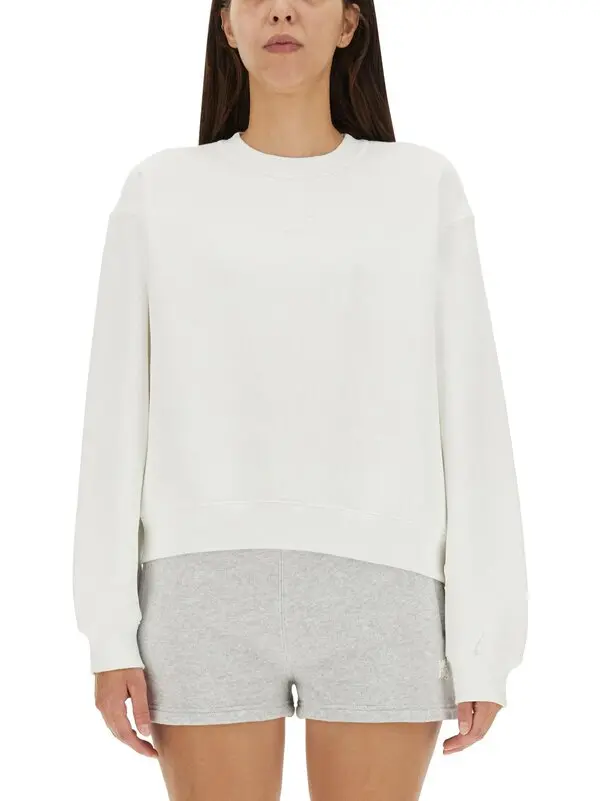 Alexander Wang Essential Oversized Sweatshirt - White