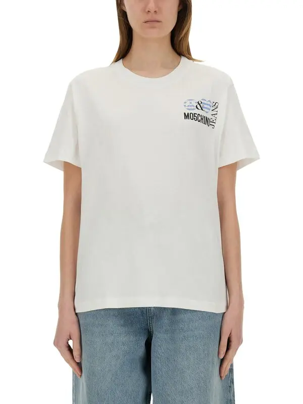 Moschino Printed T-shirt - White