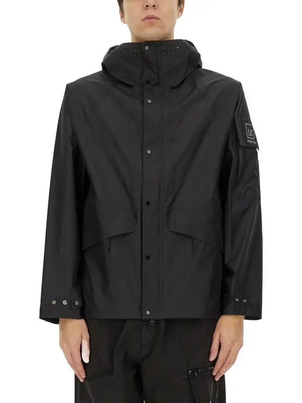 C.P. COMPANY Hooded Jacket - Black