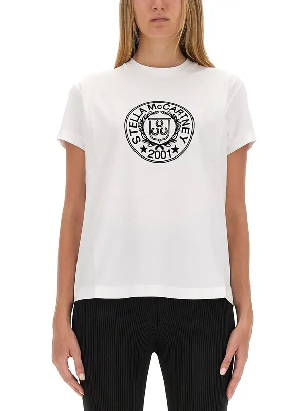 Stella McCartney T-shirt With Logo - White