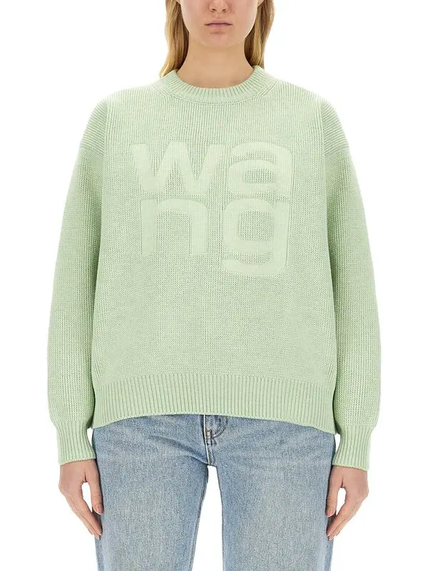 Alexander Wang Logo Jersey - Green