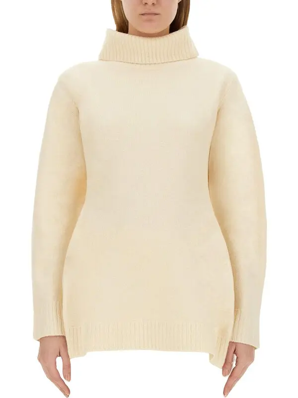 JIL SANDER Turtleneck Shirt - Ivory