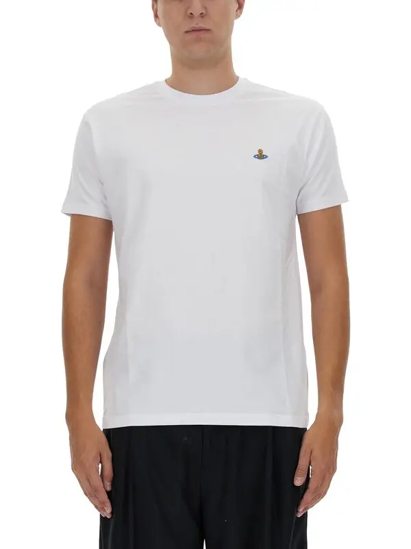 VIVIENNE WESTWOOD Orb Logo T-shirt - White