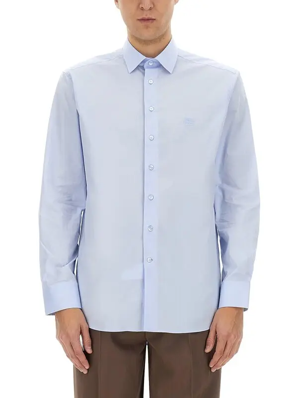 Etro Pegasus Logo Shirt - Azure