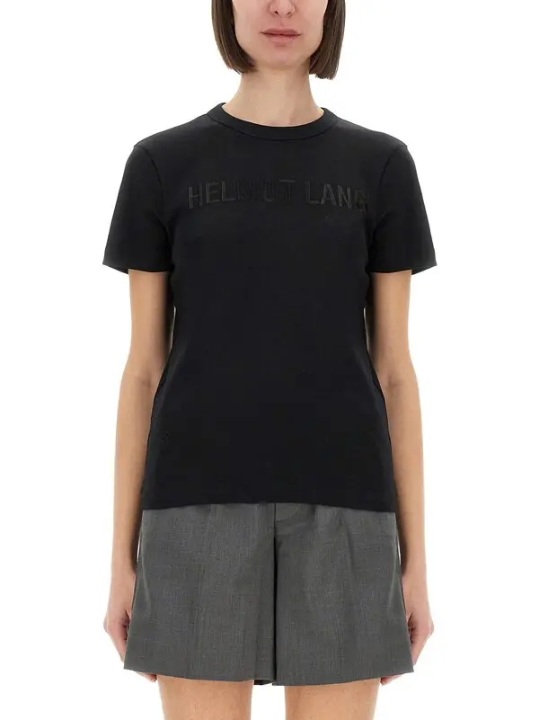 Helmut Lang T-shirt With Logo - Black