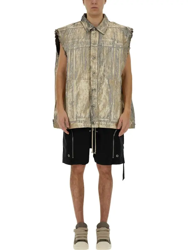 Rick Owens Jumbo Vest - Gold