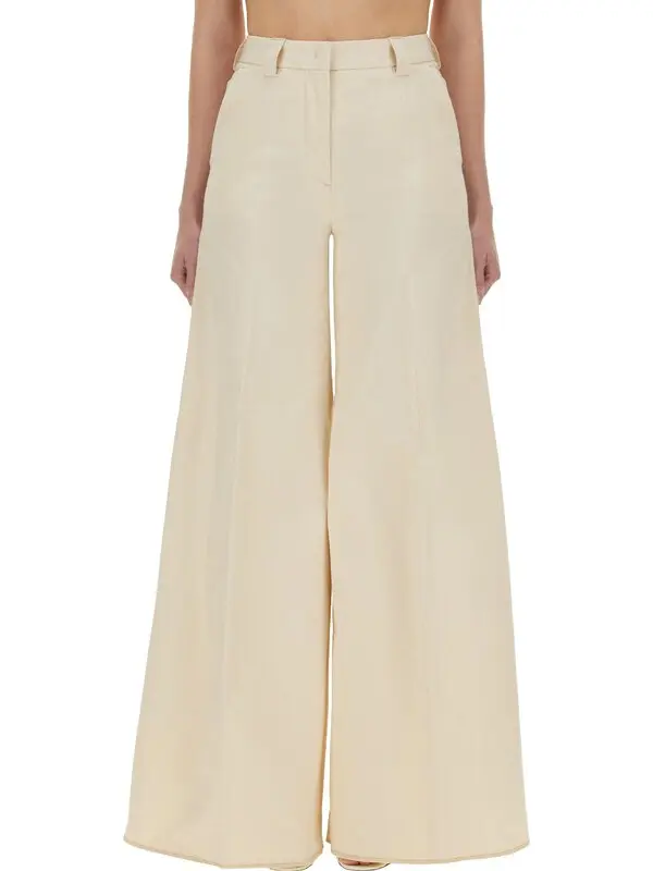 THELATEST Wide Leg Trousers - Ivory