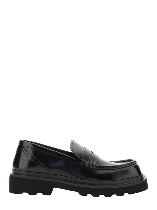 Dolce & Gabbana Leather Loafer - Black