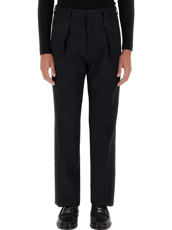 Fendi Wool Trousers - Blue